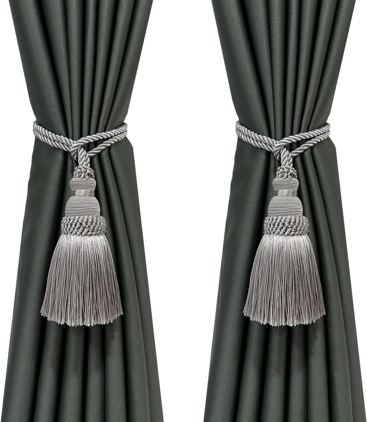 Amazon.com: Curtain Tiebacks Rope Tassel TieBacks Curtain Holdbacks ...