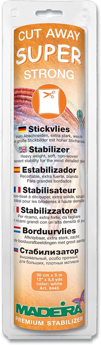 Madeira 20990220 Super Strong Cut Away Stabilizer : Amazon.com.be ...