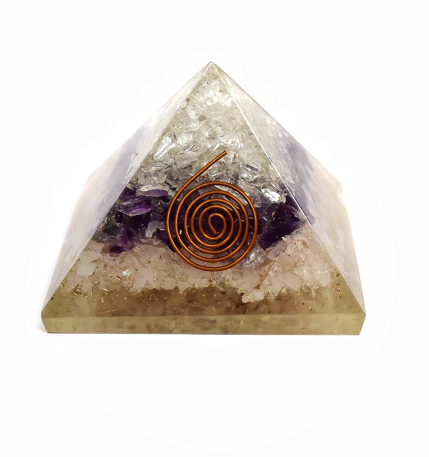 Buy RUDRAZONEUN® Rose Quartz Amethyst & Sphatik Stones Healing and ...