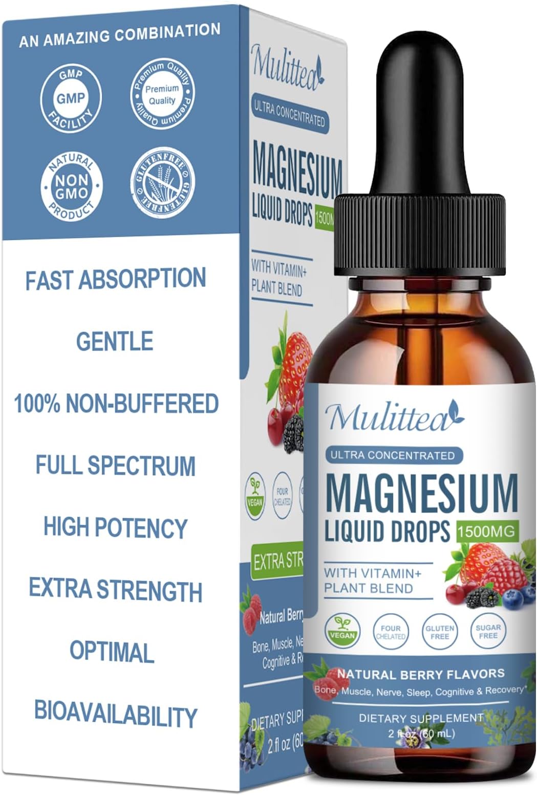 Amazon.com: Liposomal Magnesium Citrate Drops for Gut and Bone Health ...