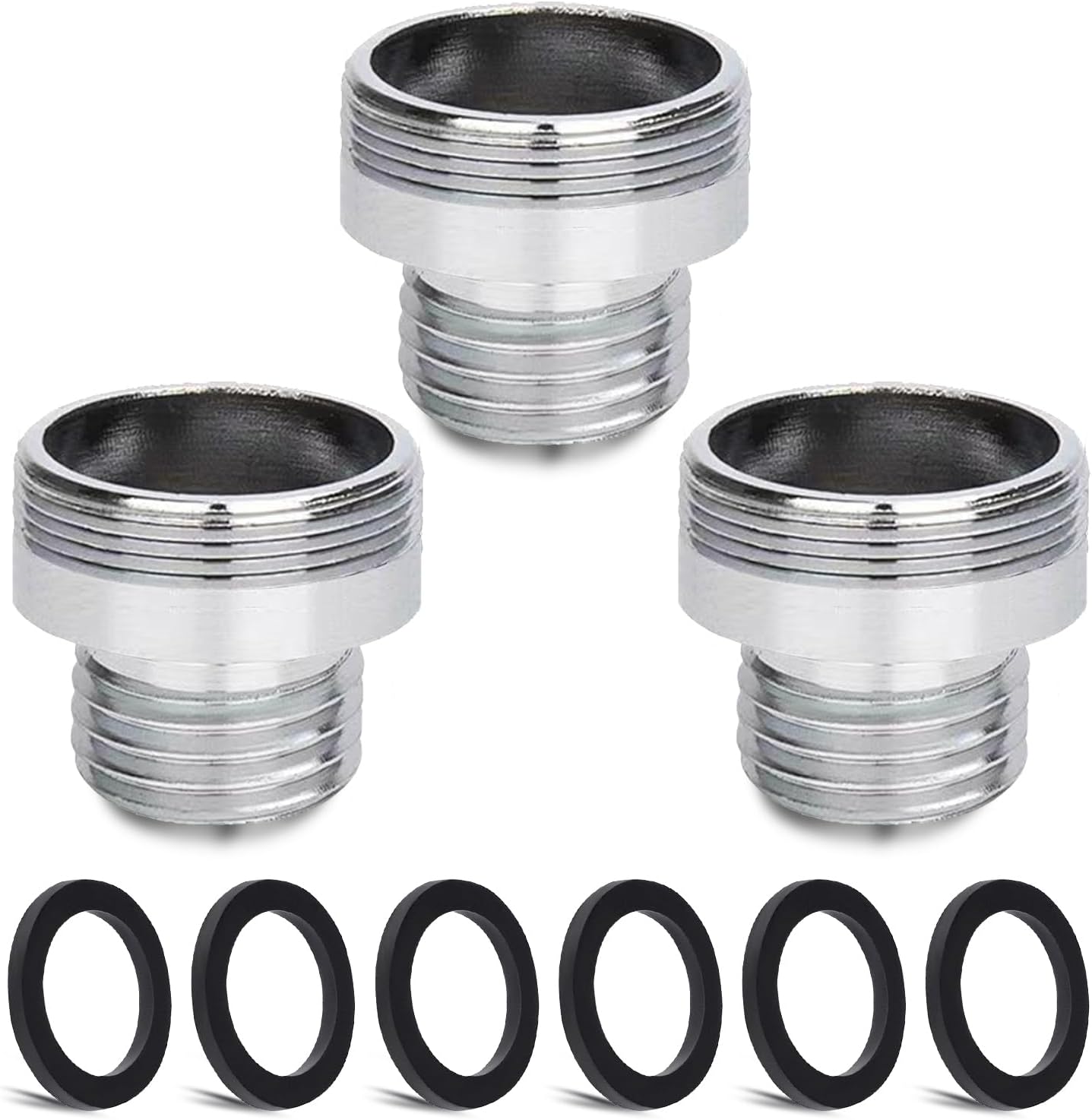 3 pcs Faucet Adapter Kit, CNYMANY Male 0.78in to Male 1.26in Kitchen ...