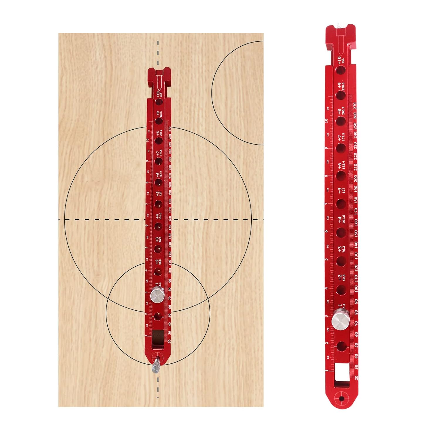 Amazon.com: Woodworking Scriber Tool,Wood Compass Scriber Aluminum ...