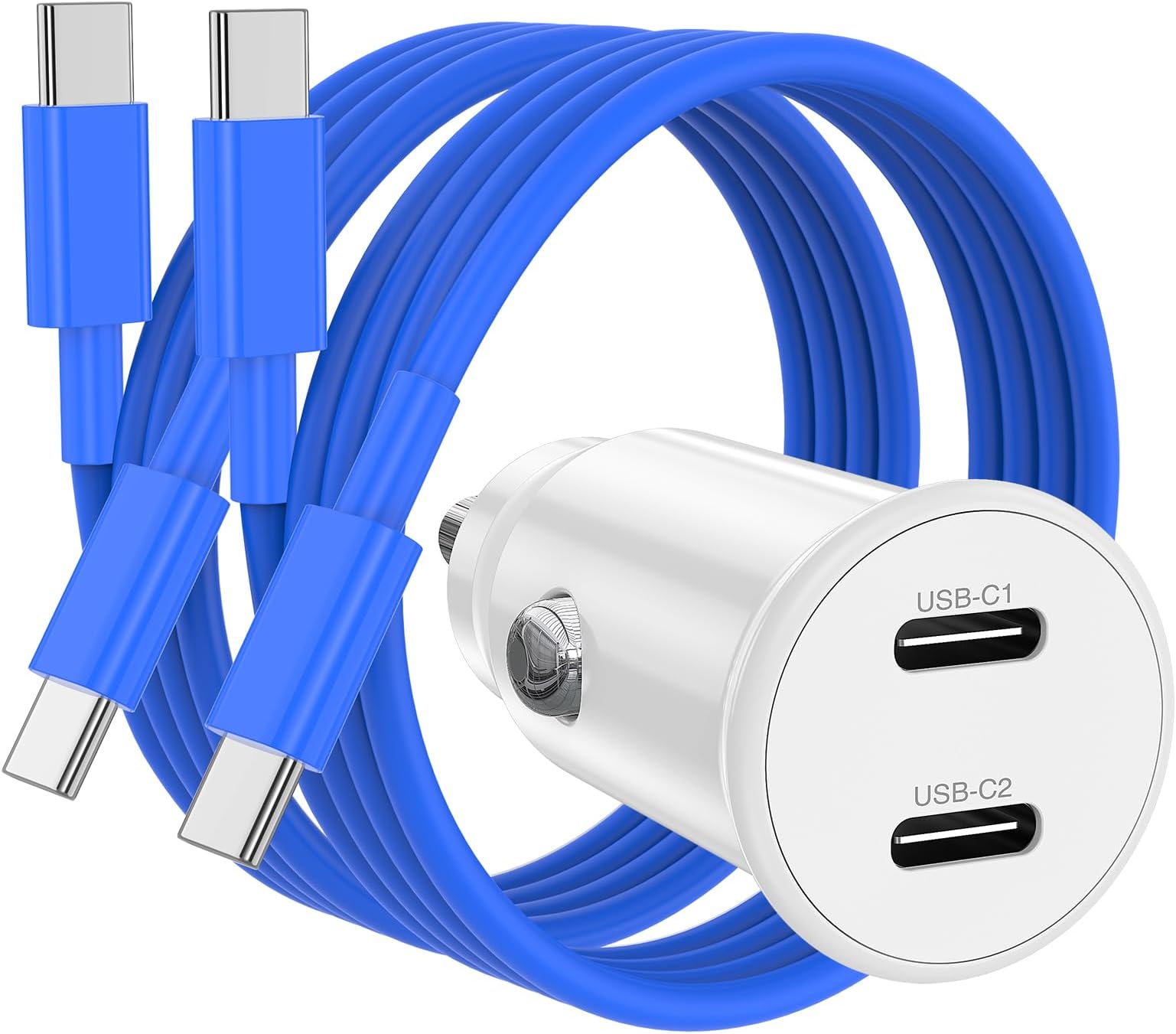 Amazon.com: USB C Car Charger for iPhone 16 15 Pro Max, 40W Dual Port ...