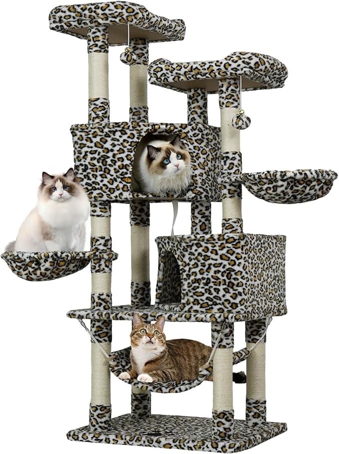 Amazon.com : Cat Tree for Indoor Cats- Multi-Level Cat Tree for Big ...