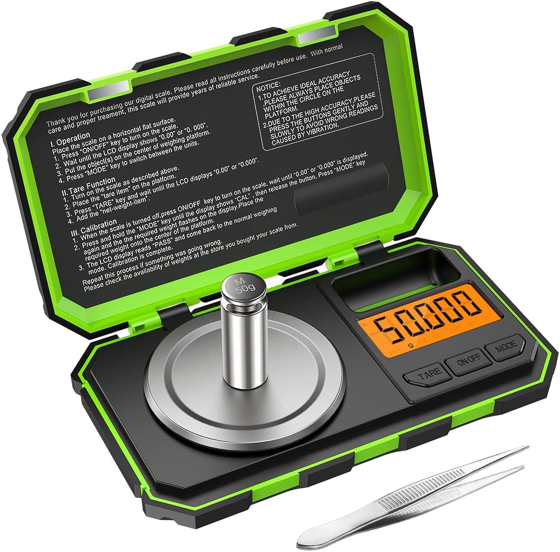 ORIA Digital Scale, 50g/0.001g Pocket Scale, Precision Kitchen Scale ...