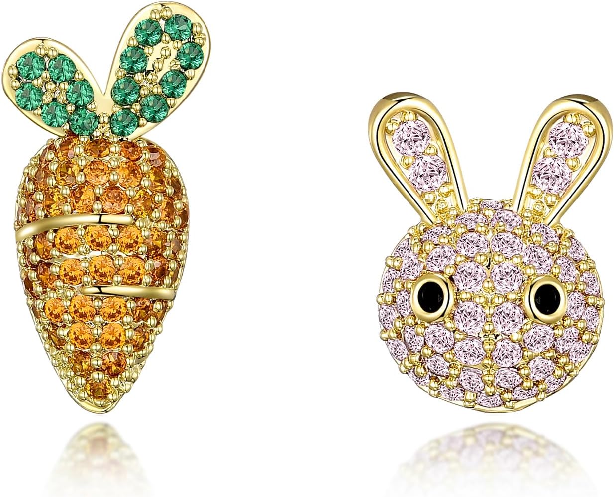 Amazon.com: HolidayQbee Easter Earrings Bunny Earrings Easter Bunny Dangle Earrings Easter Bunny ...