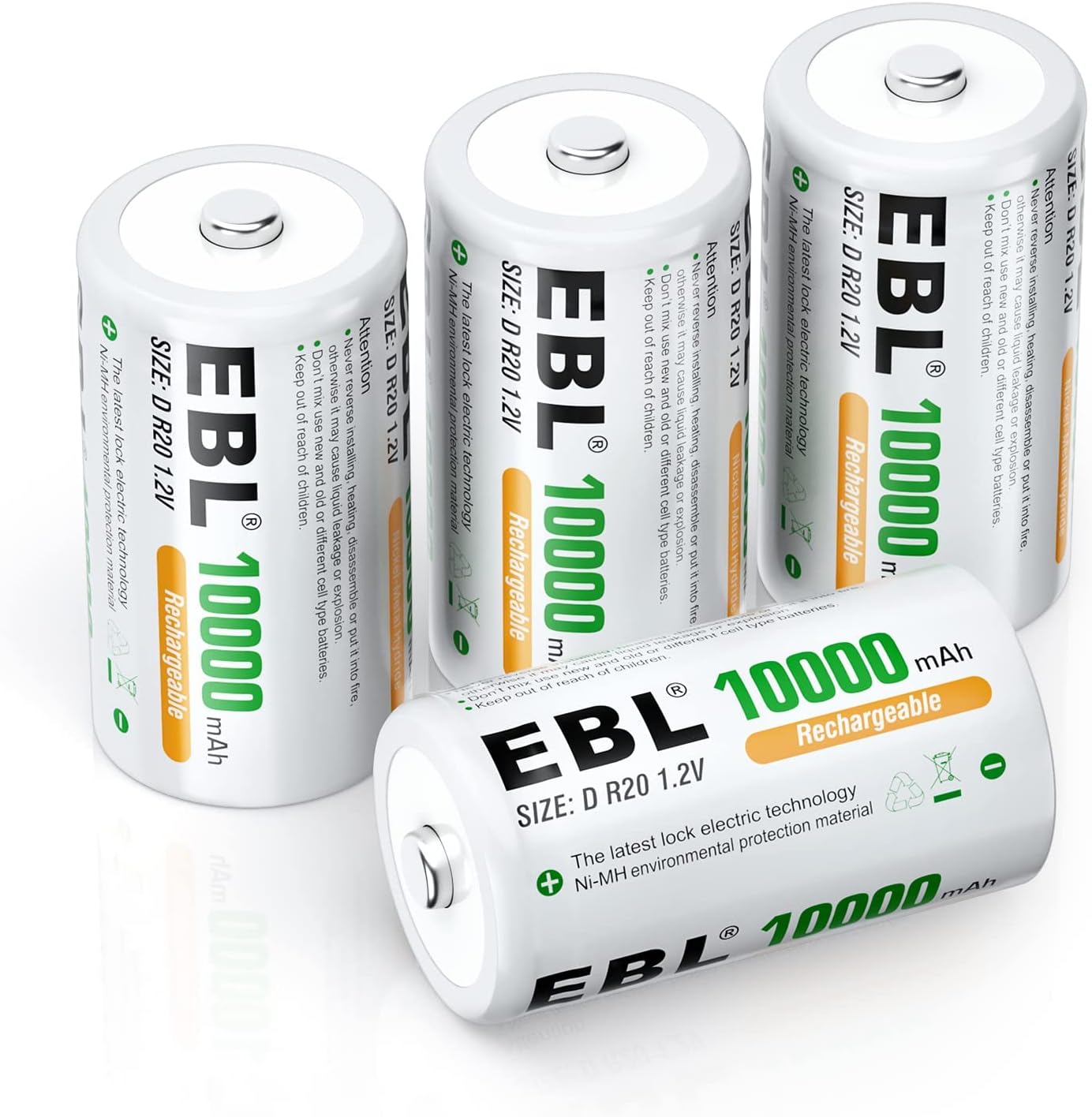 Amazon.com: EBL 4c 4d Baterías con cargador : Electrónica