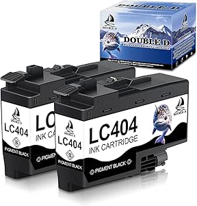 Amazon.com: DOUBLE D LC404 Black Compatible Ink Cartridges Replacement ...