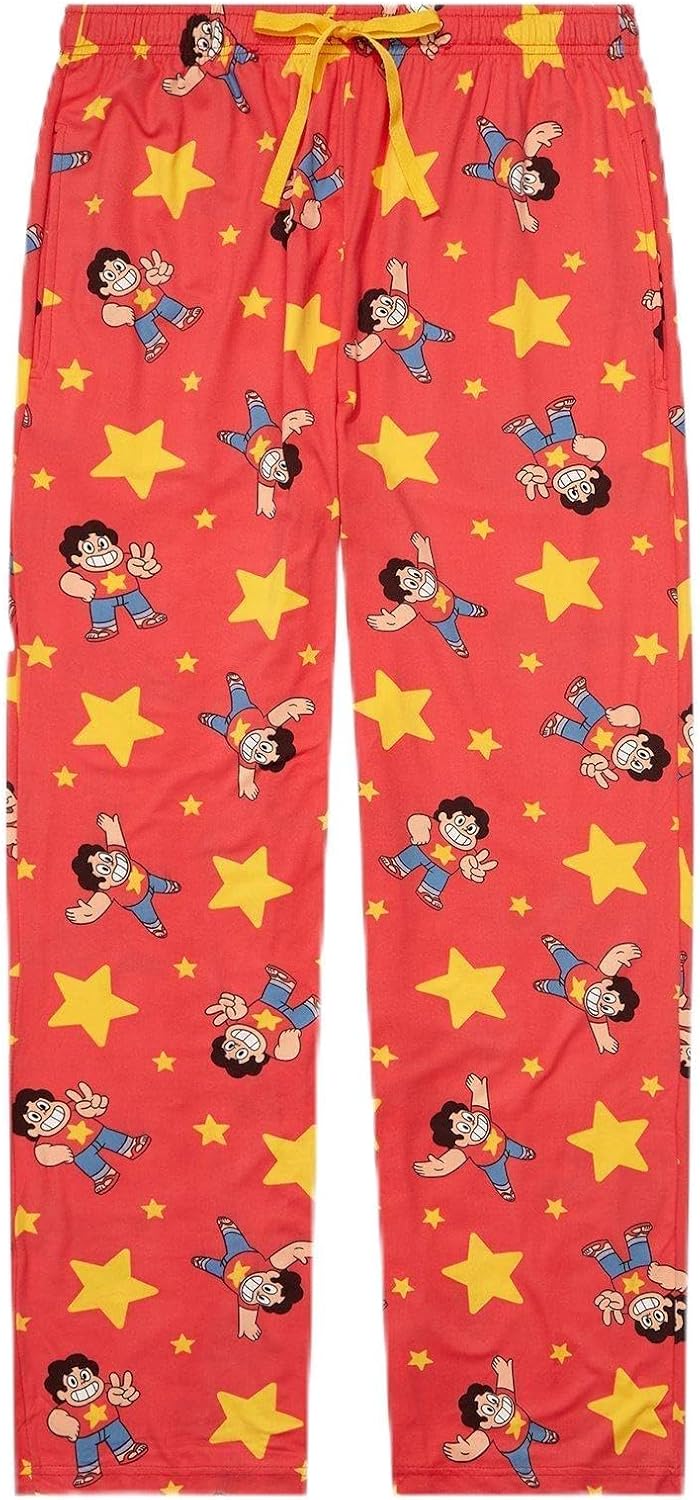 BoxLunch Steven Universe Stars & Steven Allover Print Sleep Pants ...