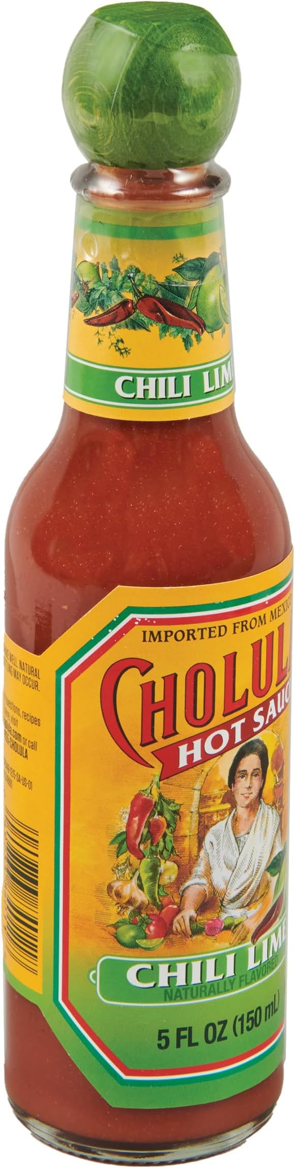 Amazon.com: Cholula Chili Lime Hot Sauce, 5 fl oz
