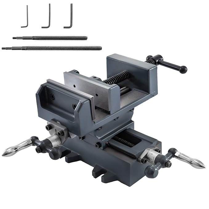 Mophorn 4 inch X-Y Compound Cross Slide Vise Drill Press Metal Milling ...