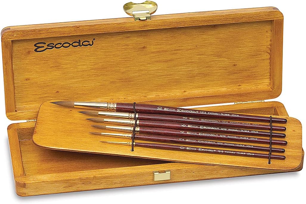 Amazon.com: Escoda Reserva 1200 Series Wood Box Set of 6 : Arts, Crafts & Sewing