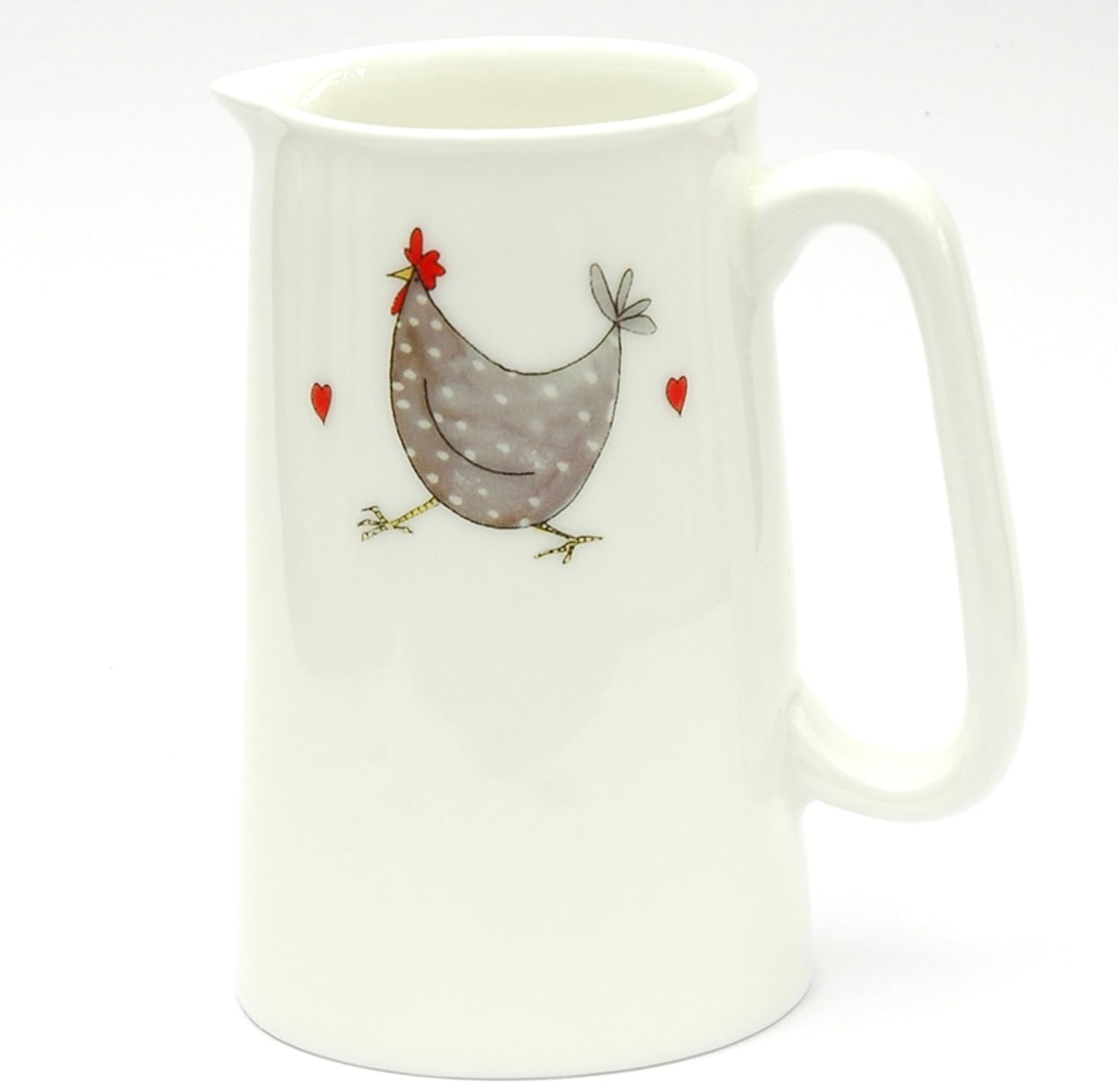 Amazon.com: Fowl & Wacky Fine Bone China Little Black Hen Jug (142ml)