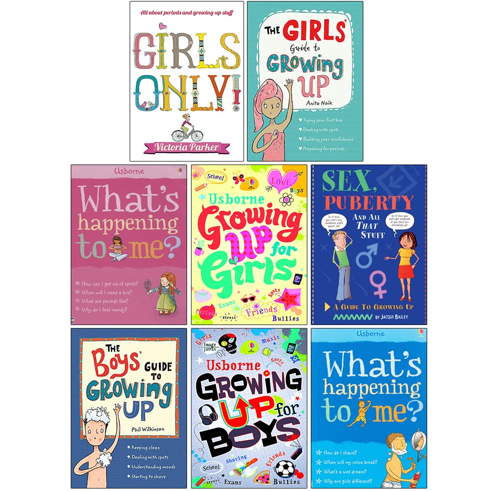 Growing Up For Boys & Girls 8 Books Collection Set (The Girls Guide to ...