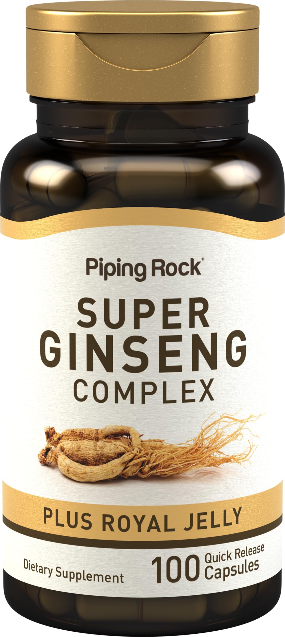 Amazon.com: Piping Rock Ginseng Complex Capsules | 100 Count | with ...