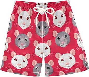 Amazon.com: Traje de baño de rata, ratón, color blanco, gris, para niño ...