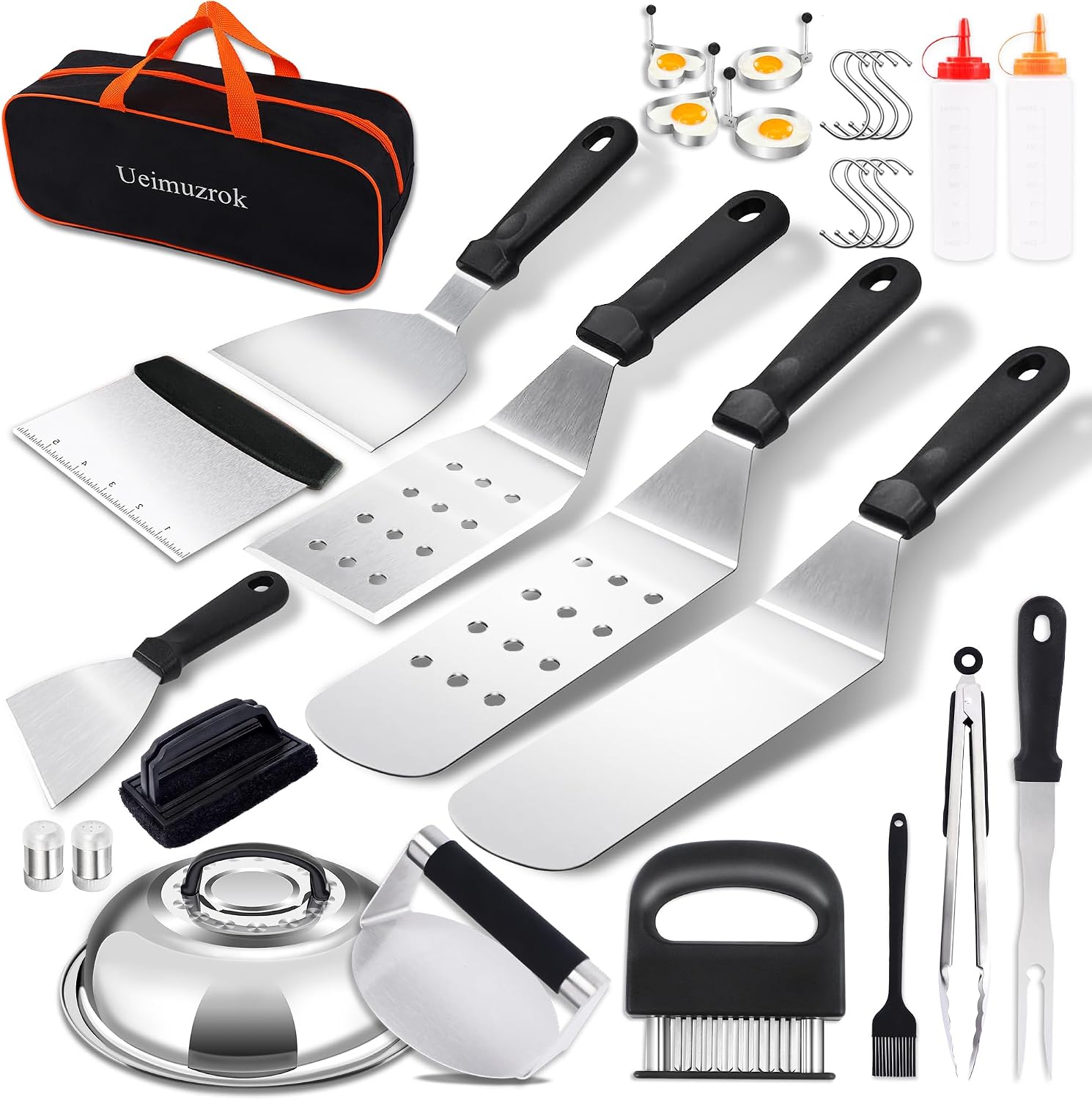 Amazon.com : Ueimuzrok 30PCS Griddle Accessories Kit - Ultimate Flat ...