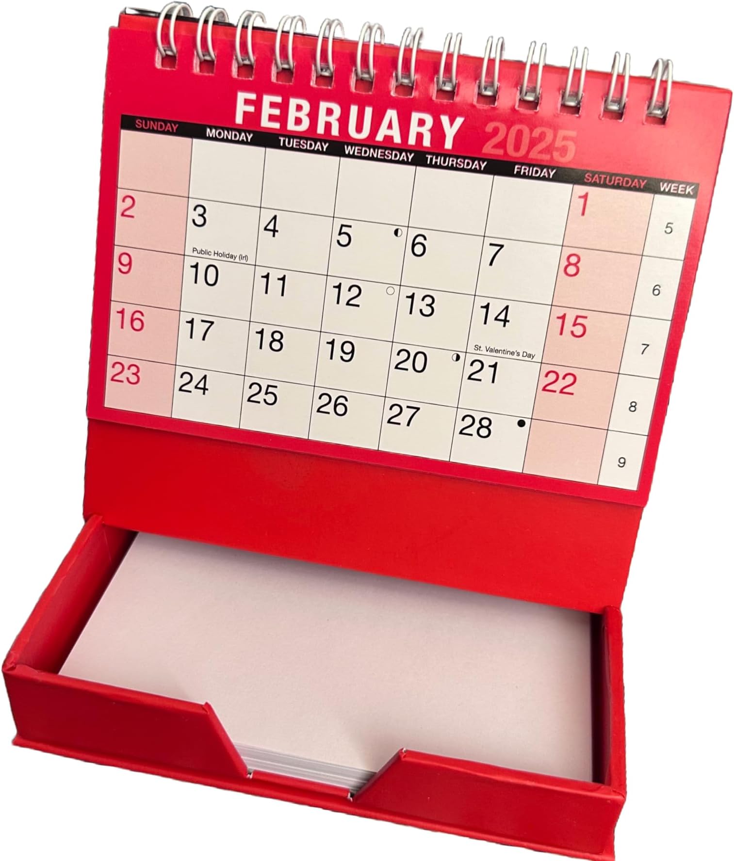 2025 Desktop Month to View Calendar Tear Off and Memo Note Pad : Amazon ...