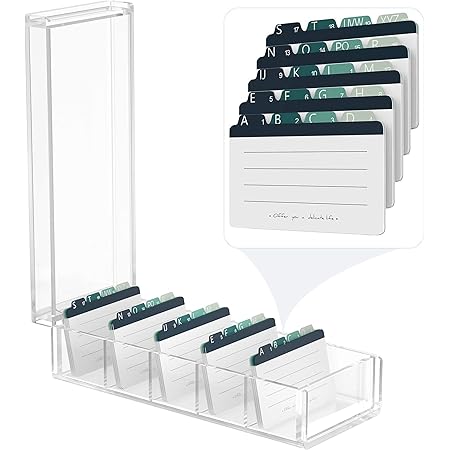 Amazon.com : MaxGear Business Card Holder 2.2 x 3.5 inches Business ...