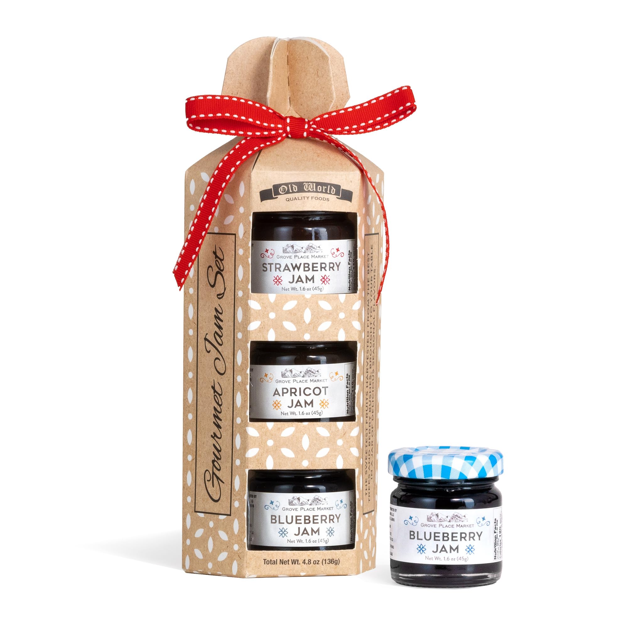 Amazon.com: Gift Set of 3 Old World Quality Foods Gourmet Mini Jam ...