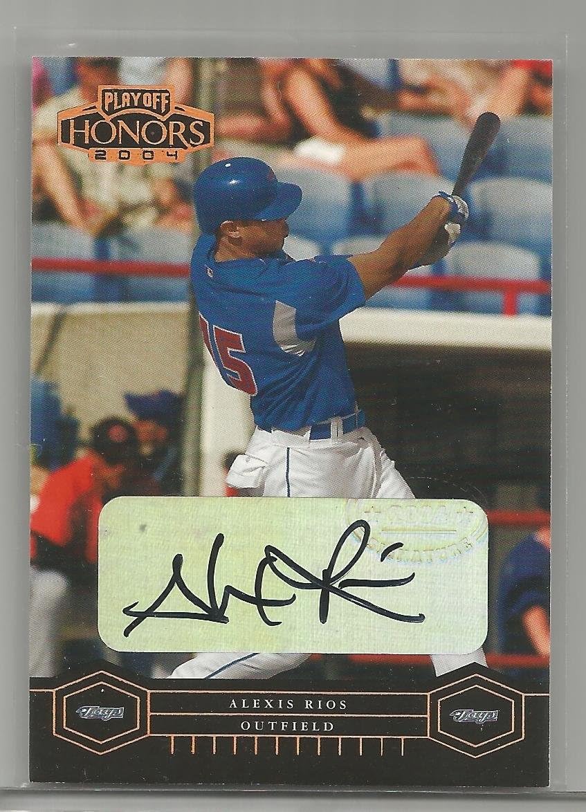 Amazon.com: 2004 Playoff Honors Baseball Alex Rios Autograph Card # 40/ ...