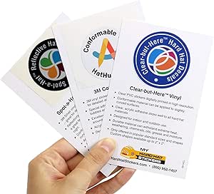 Amazon.com: SmartSign "Hard Hat Stickers" Sample Pack, Pack of 4 ...