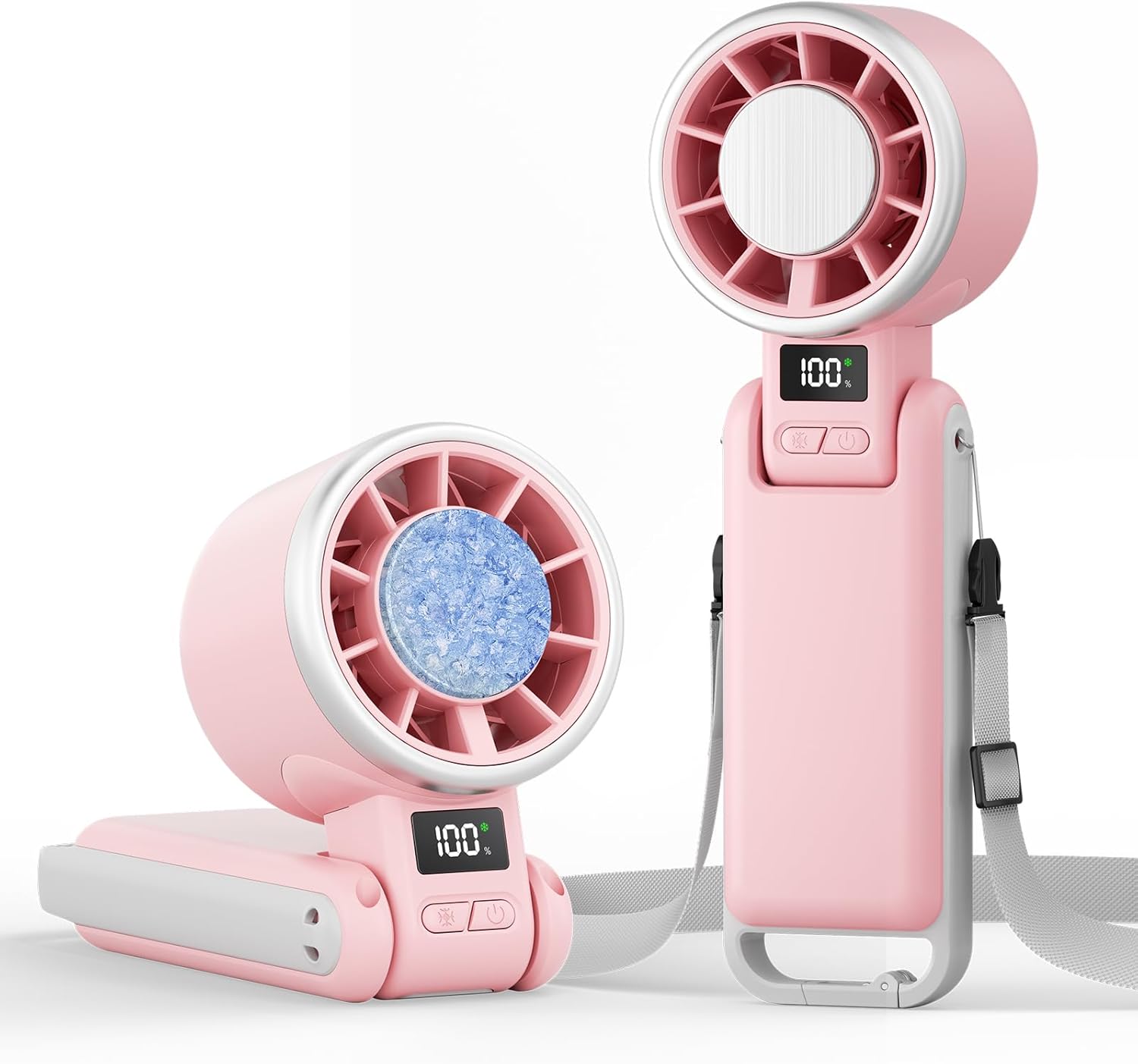 Amazon.com: TriPole Portable Handheld Turbo Fan with Ice Cooling, 5 ...