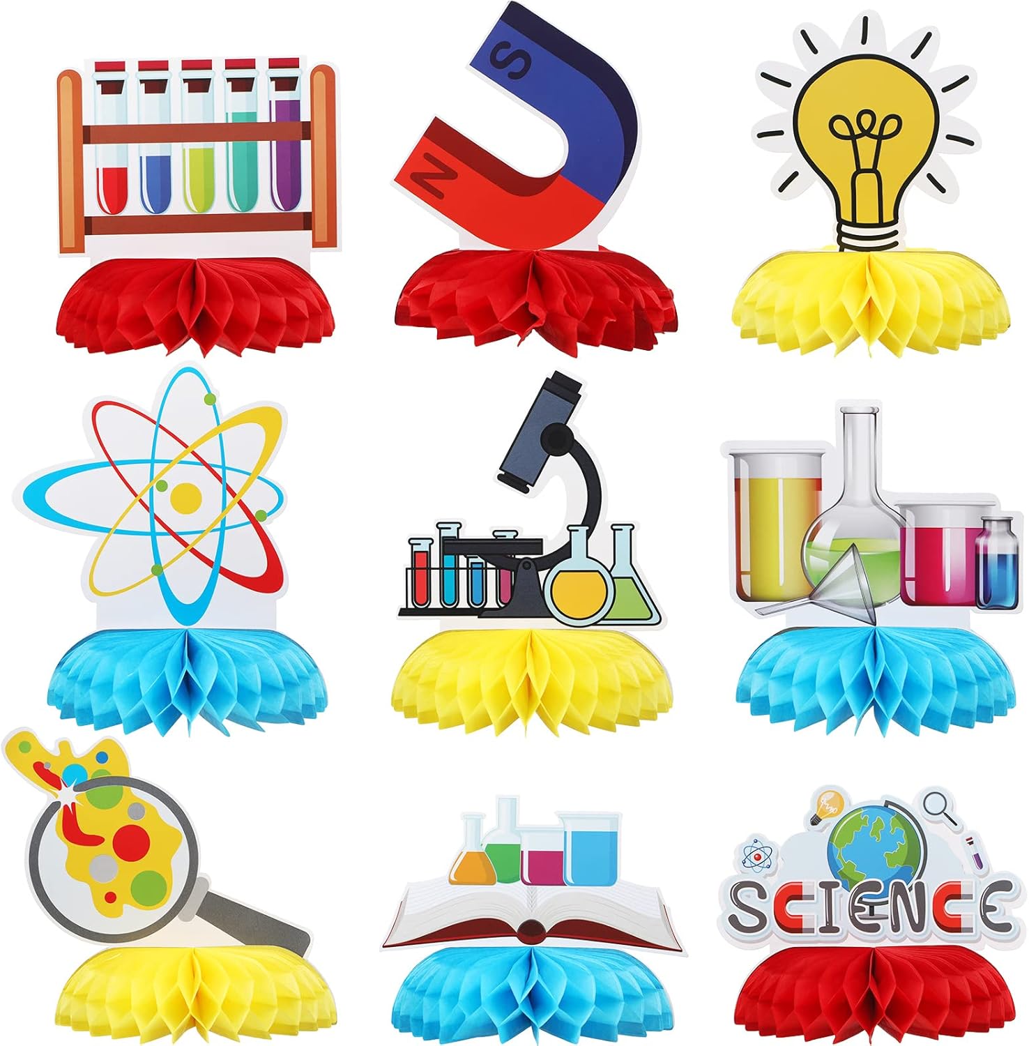 Science Themed Birthday Party Decorations - 9 Piece Australia | Ubuy