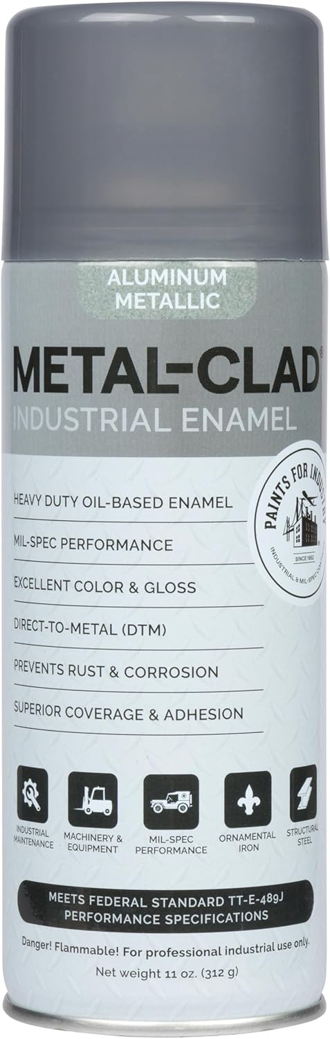 METAL-CLAD Paints For Industry Industrial Enamel, Aerosol Spray Paint ...