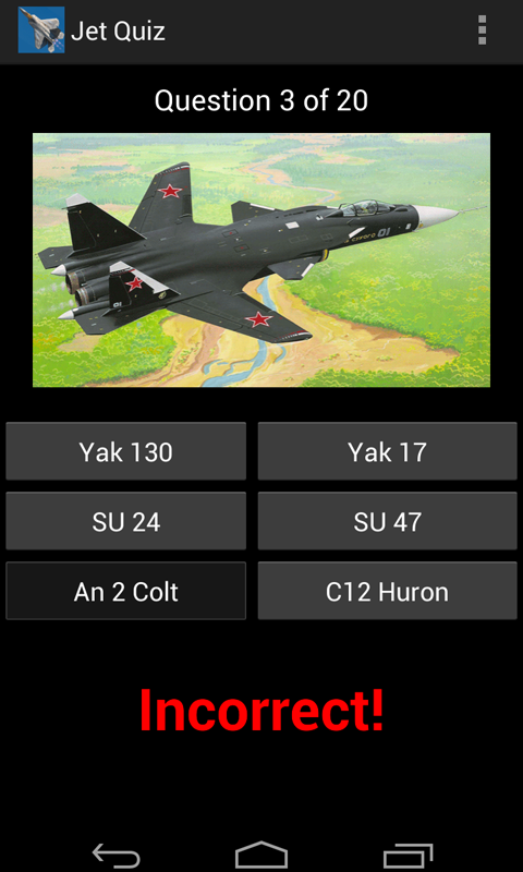 Aircraft Recognition Quiz - App on the Amazon Appstore