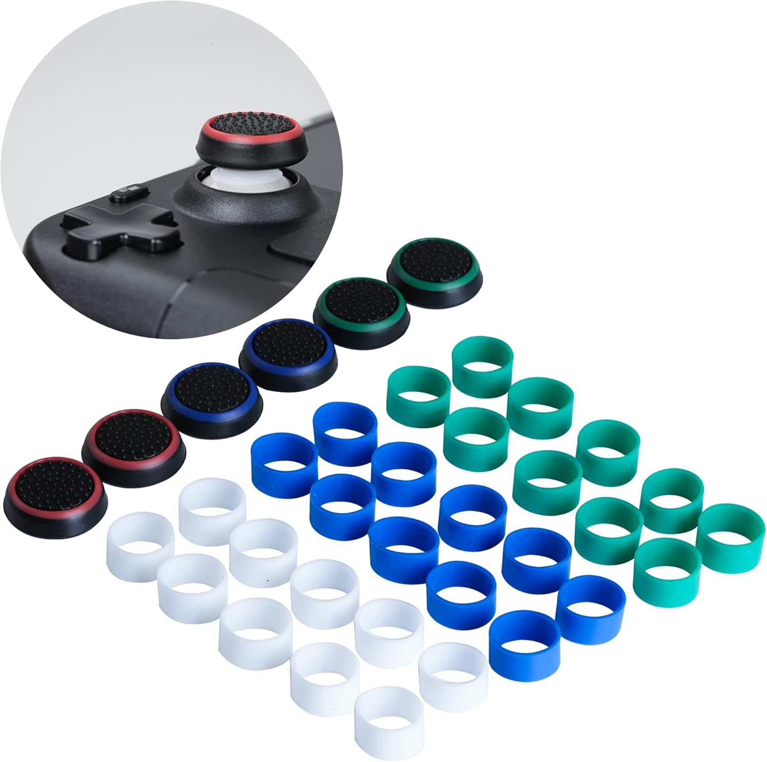 Amazon.com: Joystick Protectors and Thumb Grip Caps for Steam Deck ...