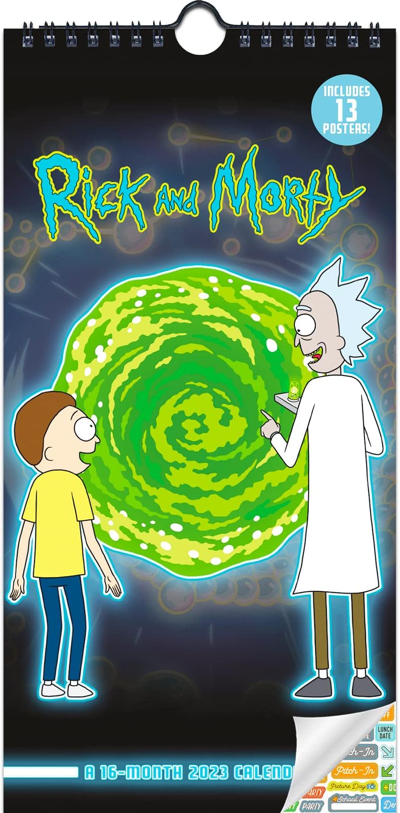 Amazon.com: Rick and Morty Calendar 2023 - Deluxe 2023 Rick and Morty ...