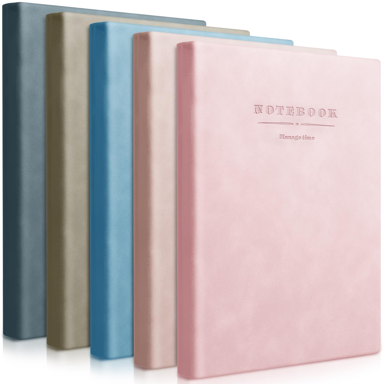 Amazon.com : SATINIOR 5 Pack A4 Notebooks Large Journal 360 Pages ...