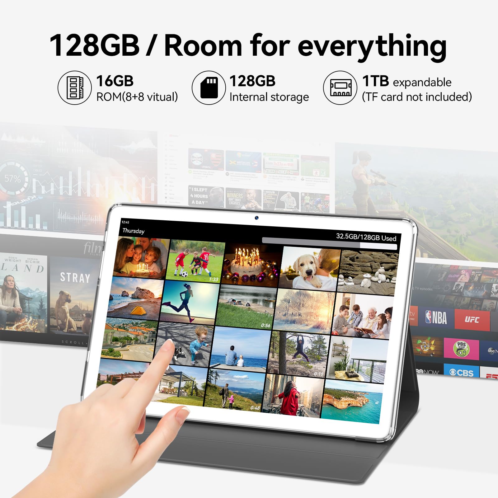 Snapklik.com : ANTEMPER Tablet, 10 Inch Android Tablet
