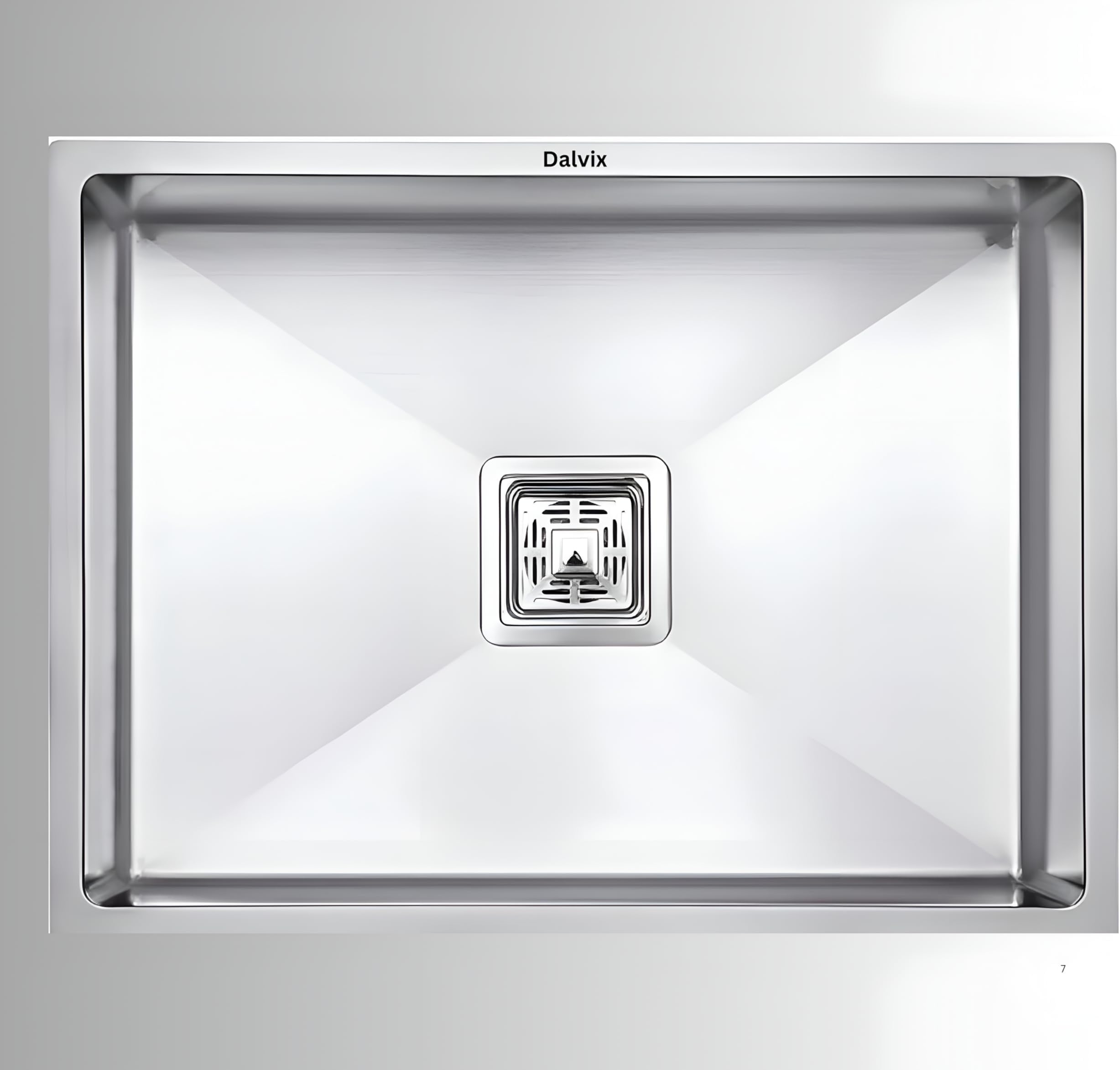FUTURA® 16x14x7 Inches Single Bowl Kitchen Sink | Premium 304 Stainless ...