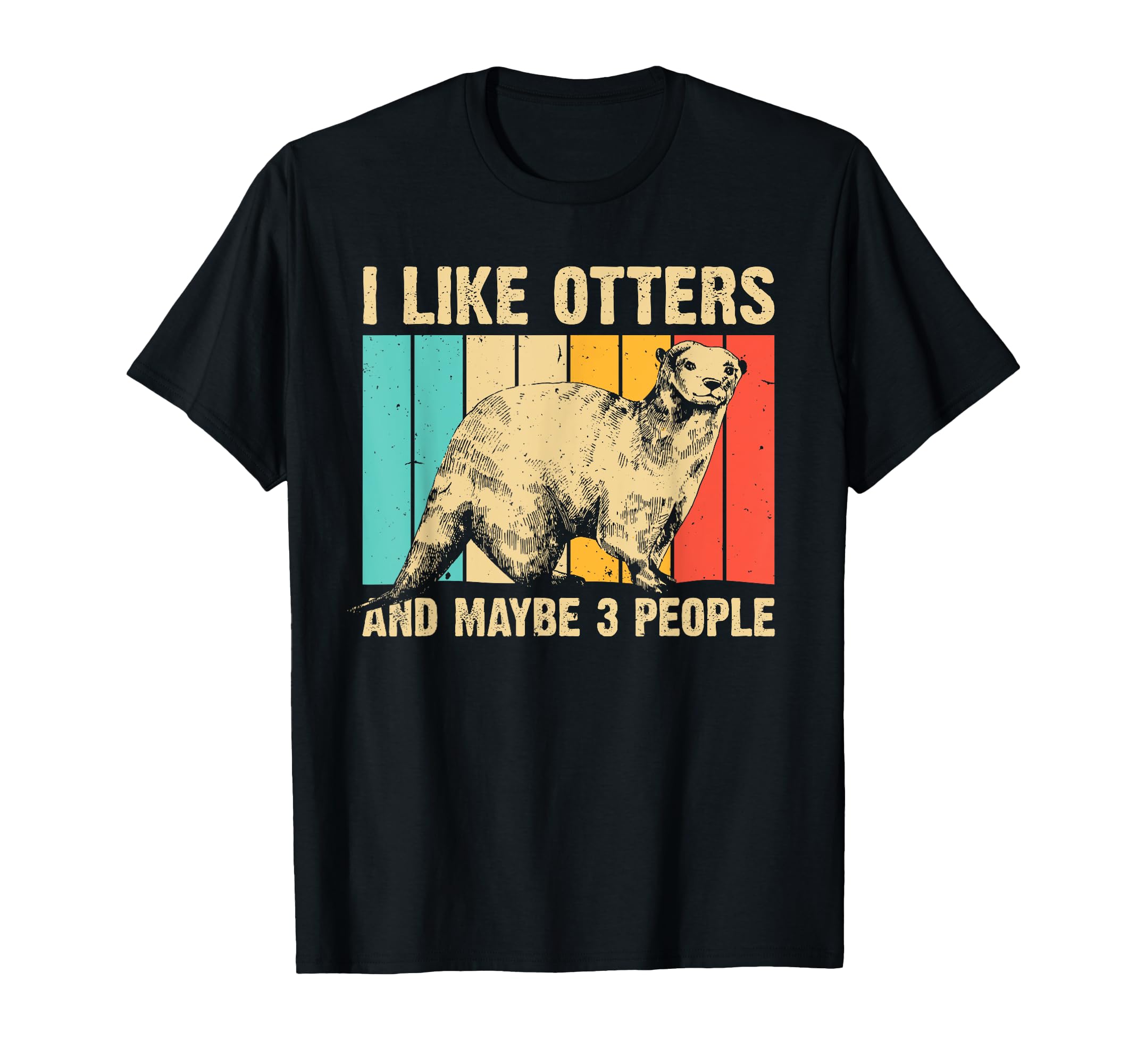 Amazon.com: Cool Otter Design For Men Women Kids Vintage Sea Otter ...