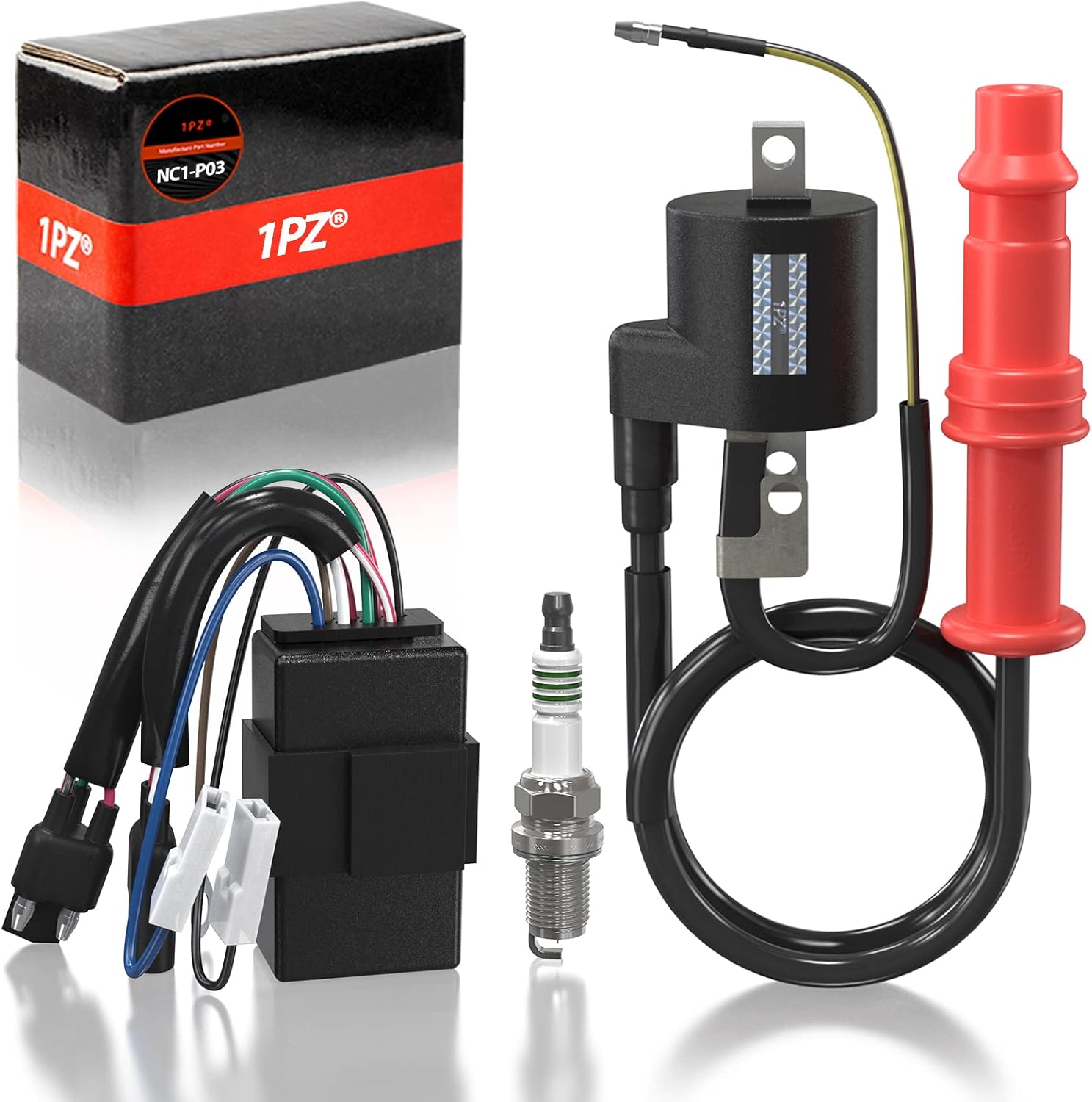 1PZ NC1-P03 Ignition Coil Spark Plug CDI Box Replacement for Polaris ...