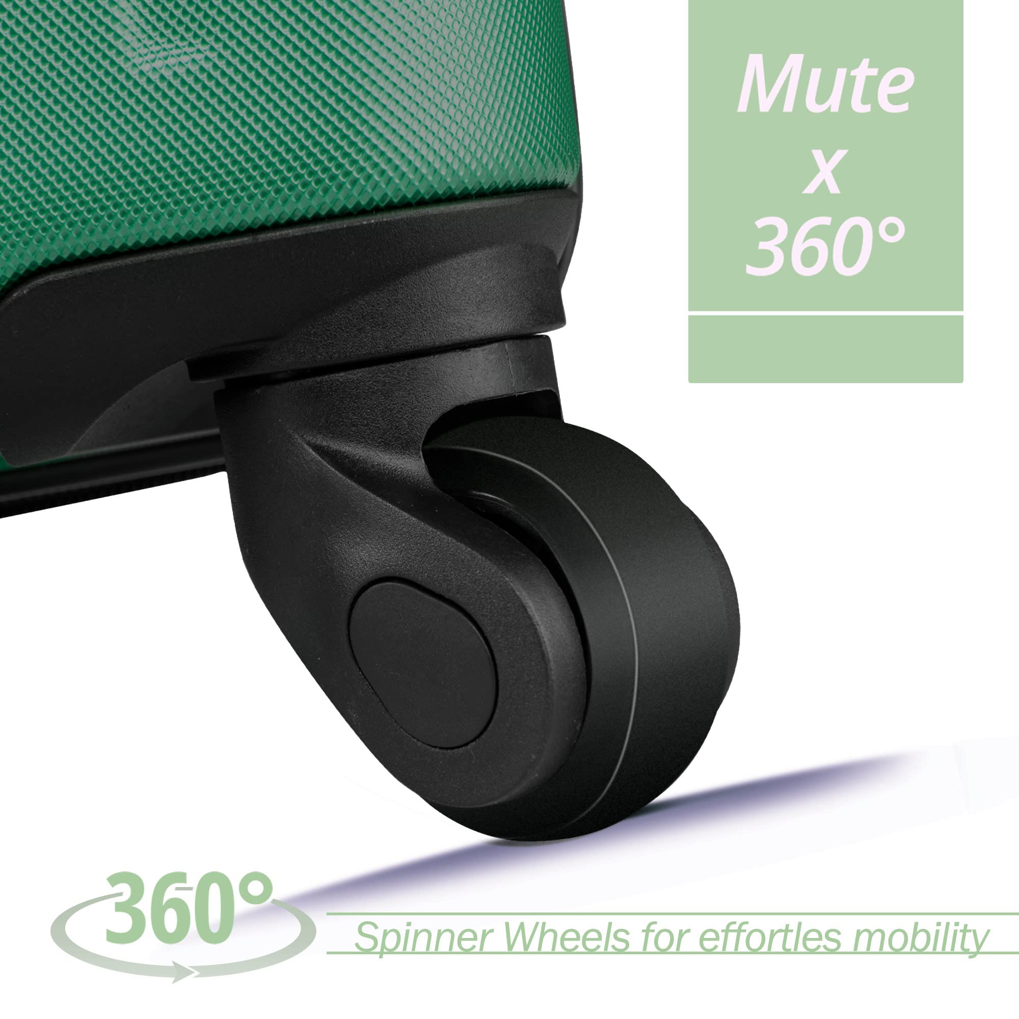Snapklik.com : Merax Luggage Sets 2 Piece Carry On Luggage Suitcase ...