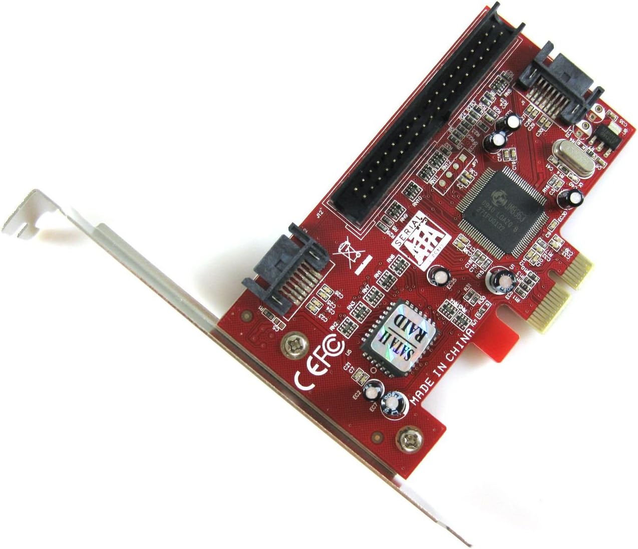 2 Port Serial ATA SATA II 2.0 RAID & 1 Port IDE 3.5" 3.5 Inch 40P 40 ...