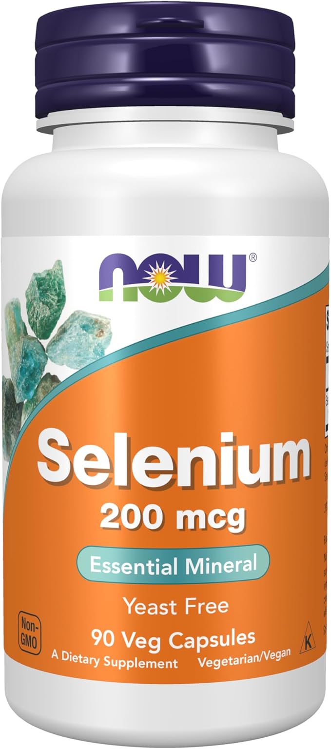 Amazon.com: NOW Foods Supplements, Selenium (L-Selenomethionine) 200 ...