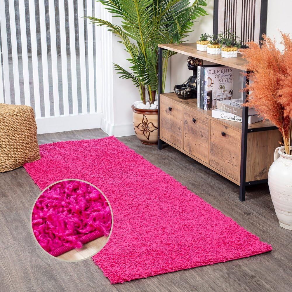 Surya Home Shaggy Rug - Modern Runner Rugs Living Room, Dining Room ...
