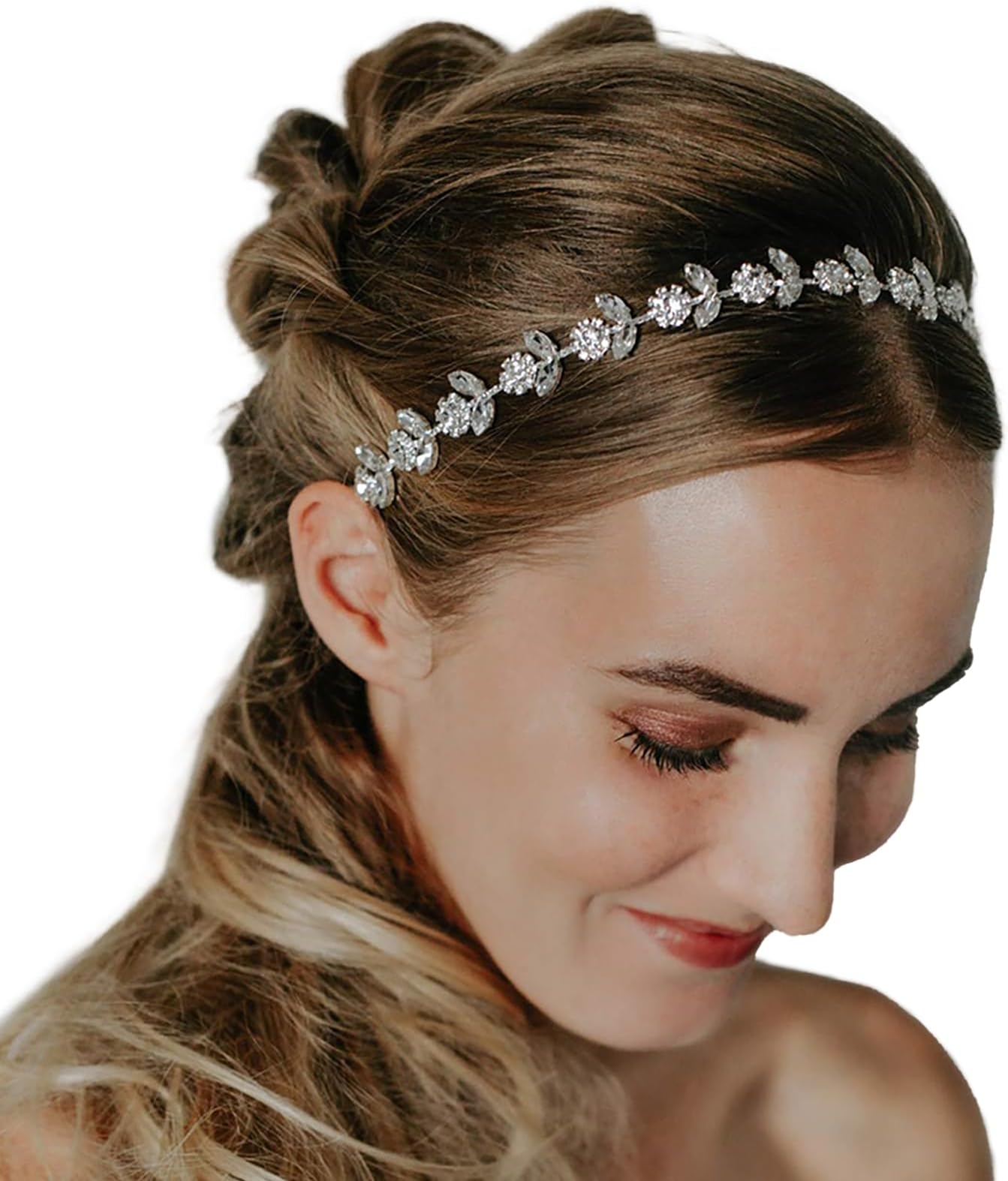 Amazon.com : WOVOWOVO Flower Girl Headpiece for Girls, Teens, Women ...