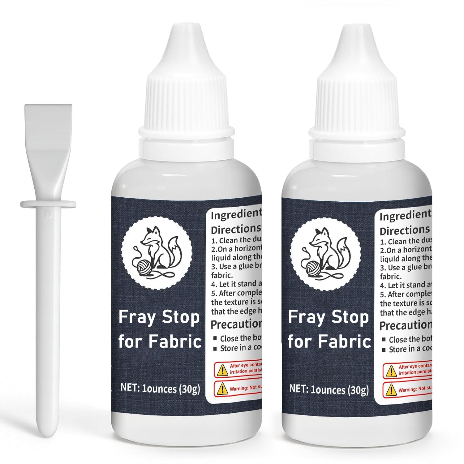 Amazon.com: 2pcs Fray Stop for Fabric, Prevents Textile from Wearing ...