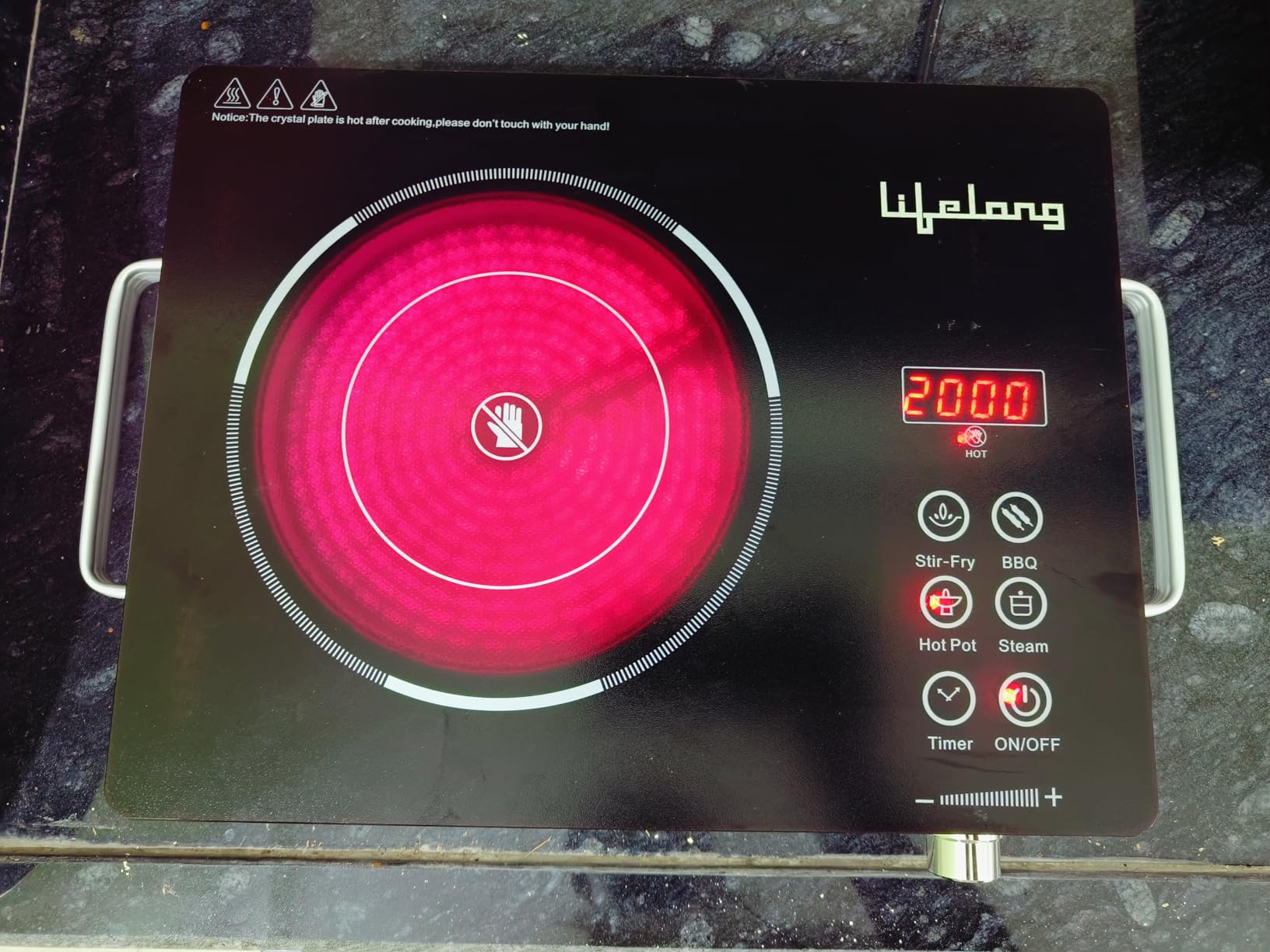Buy Lifelong 2000 Watt Infrared Induction Stove with Digital Display ...