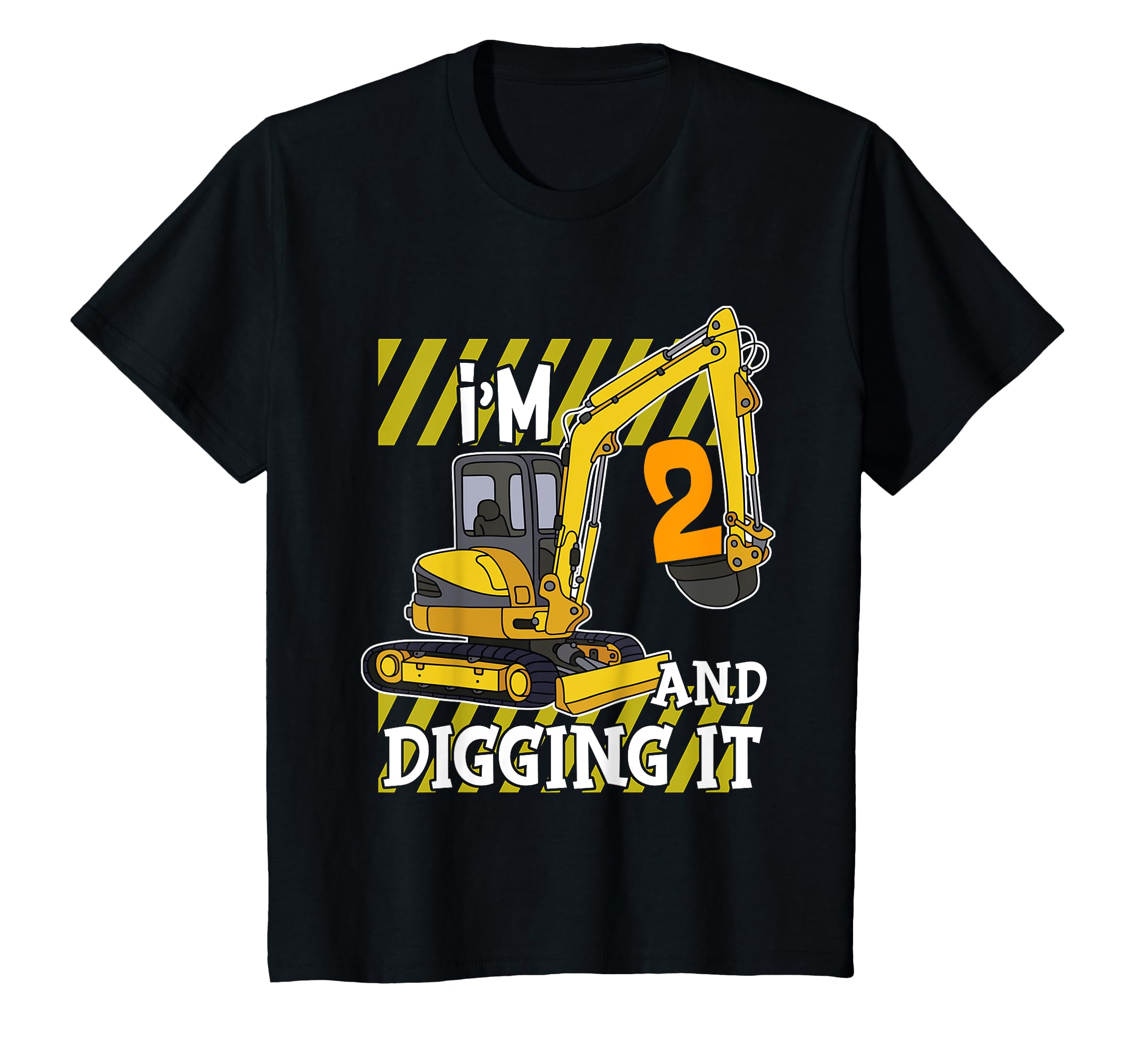 Amazon.com: Kids I'm 2 And Digging It Construction Excavator 2nd ...