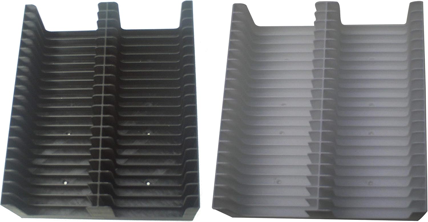 Adam3D MiniDisc Storage Tray (holds 40 in cases, 2x20 layout) (Black ...