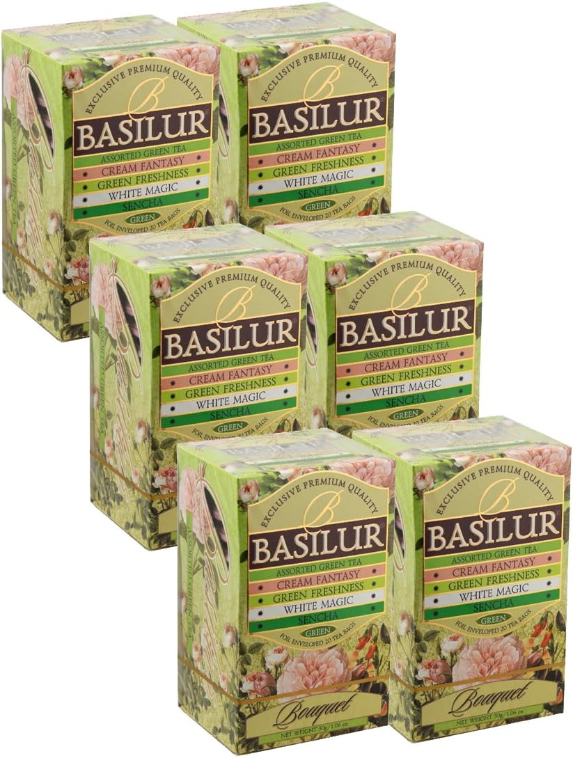 Amazon.com : Basilur Oriental Collection Assorted 60 Ceylon Tea Bags ...