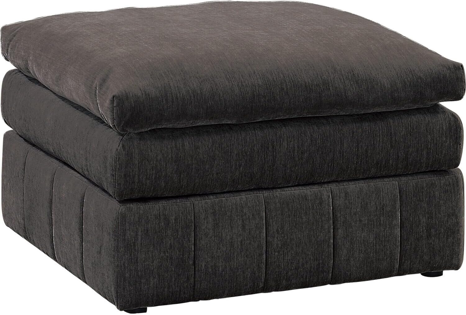 Amazon.com: Maykoosh Modular Ottoman - 33 Inch Plush Ottoman, Dark Gray ...