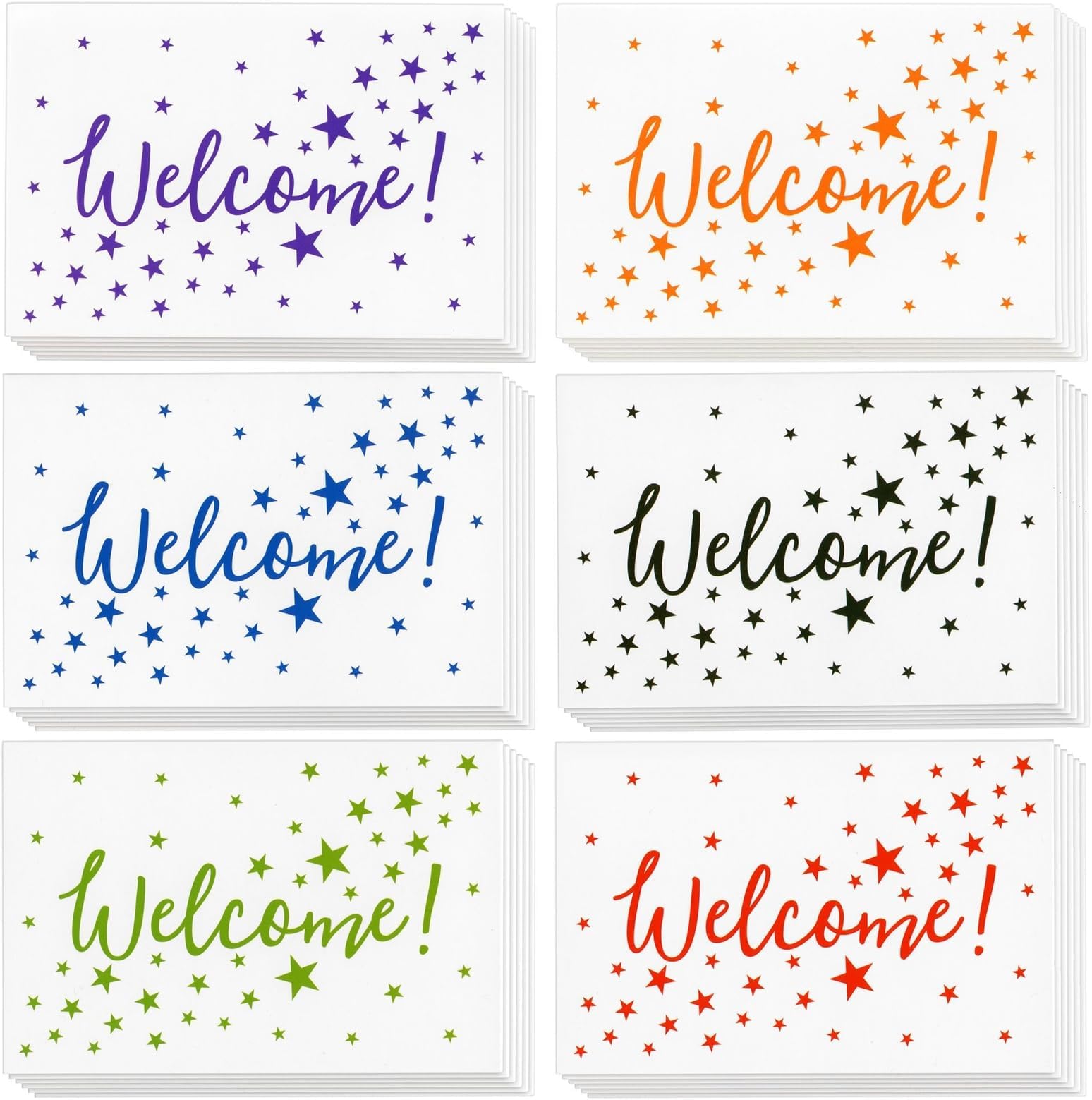 36 Pack Bulk Welcome Cards with Envelopes for Guests, Employees ...