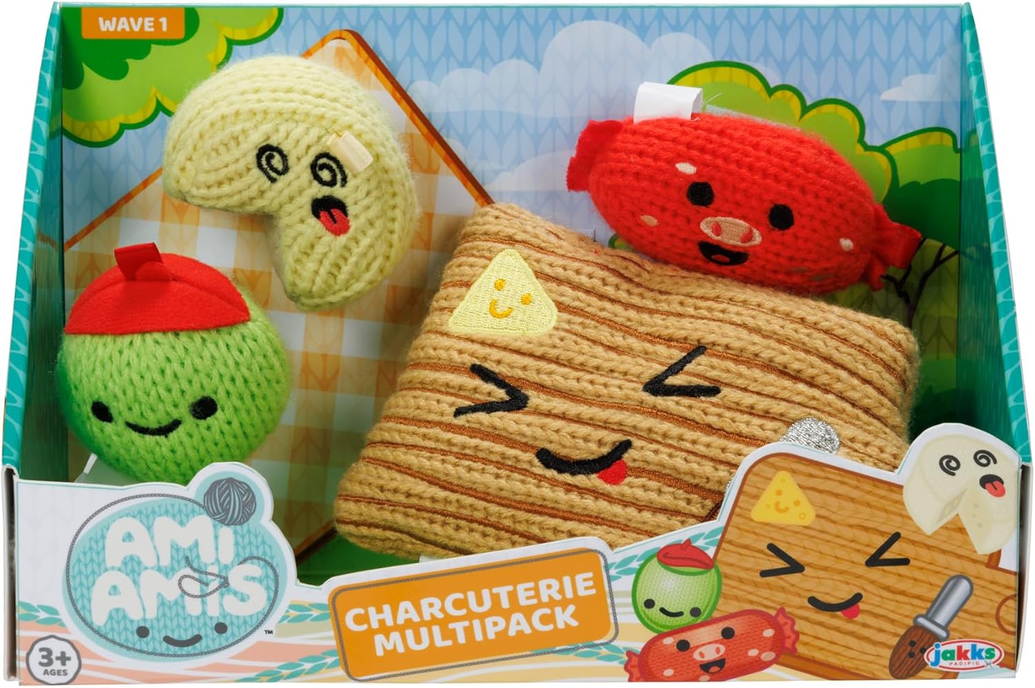 Amazon.com: Ami Amis™ Charcuterie Multipack Mini Soft and Cozy Crochet ...